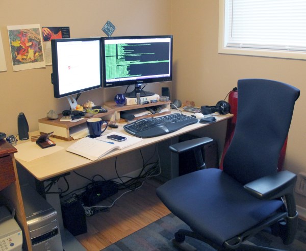 Software Development Heaven – sit stand desk and Herman Miller chair ...